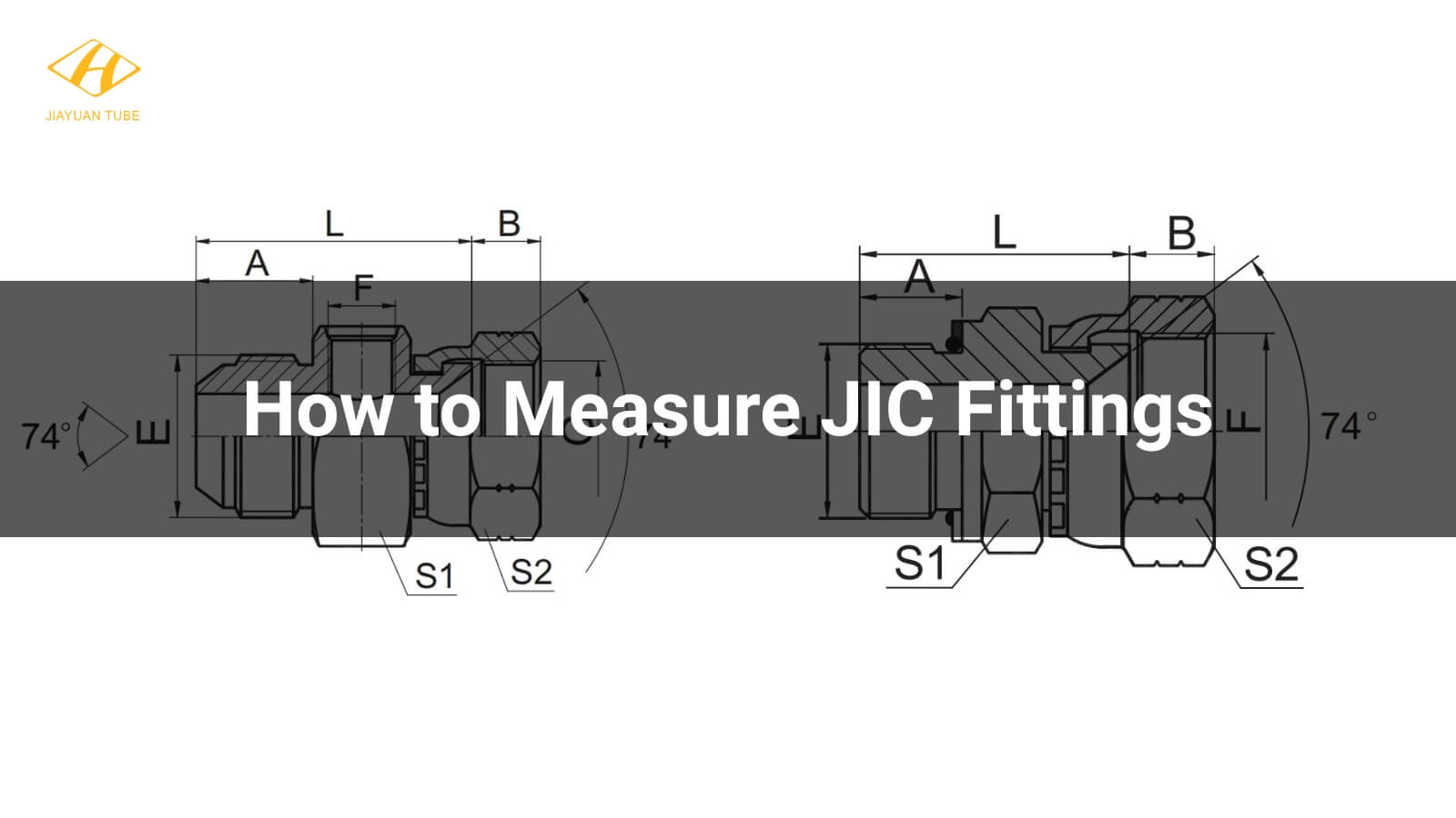 How to Measure JIC Fittings Correctly (Angle & Thread Size) - Jiayuan ...